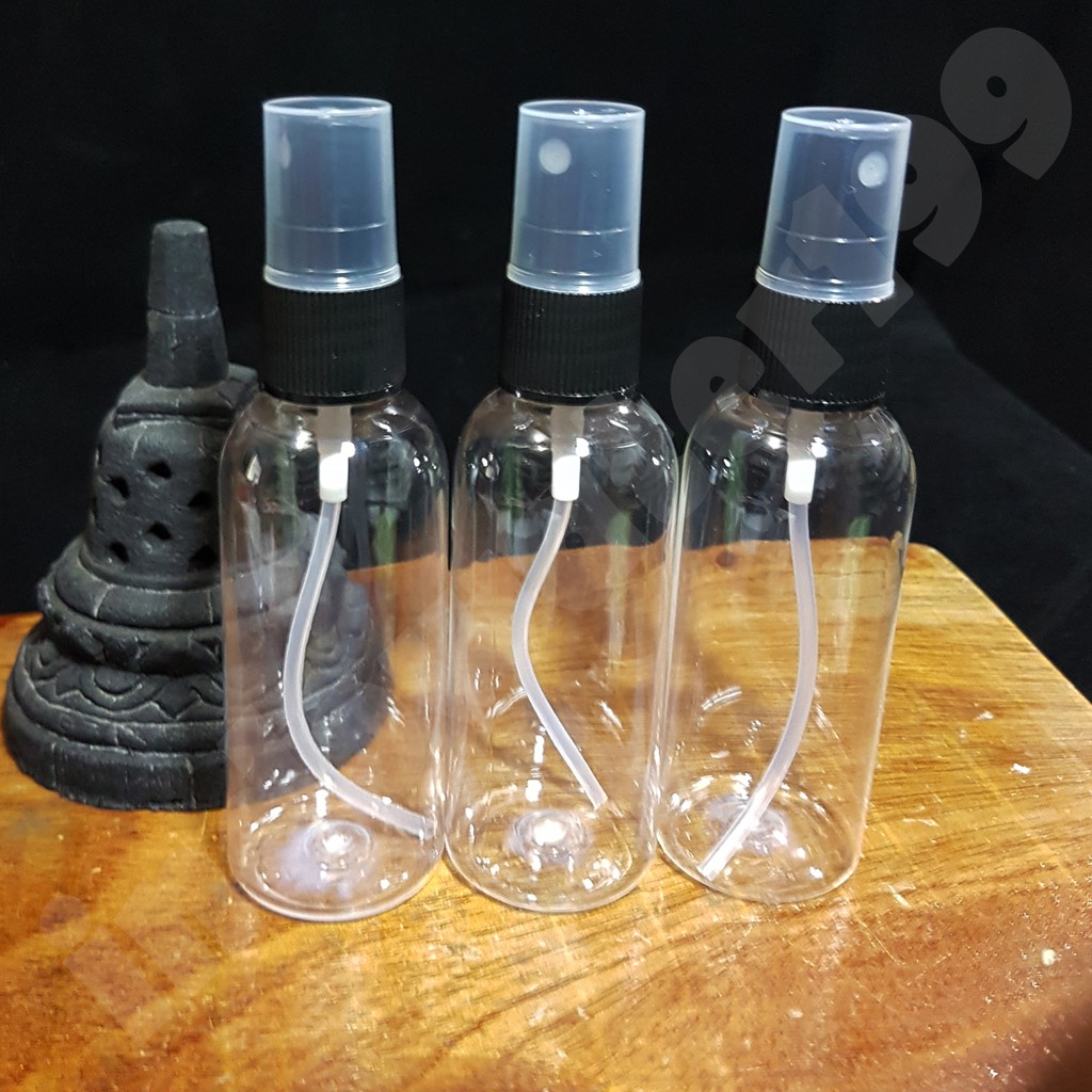 Jual BOTOL SPRAY 60 ML BENING SPRAYER HITAM MINIMAL 5 PCS | Shopee ...
