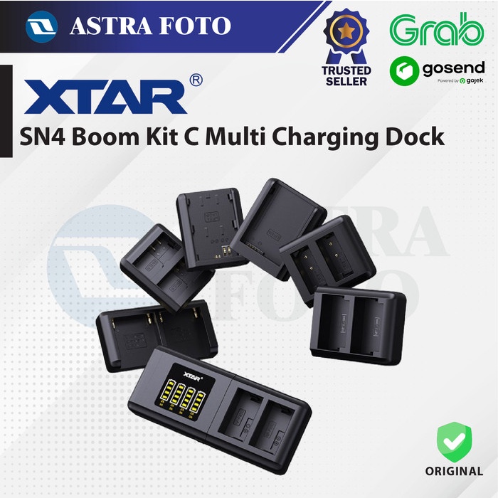Jual Charger XTAR SN4 Boom Kit C Multi Charging Dock Camera SN 4 RESMI | Shopee Indonesia