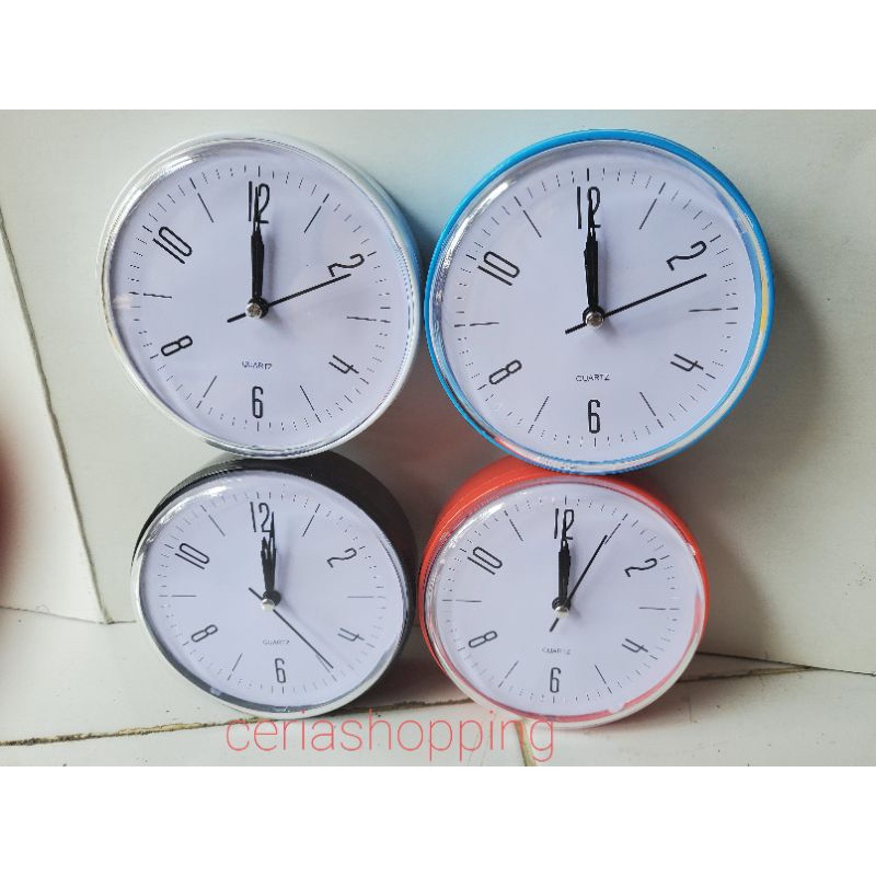 Jual jam meja kode 570 jam bulat polos | Shopee Indonesia