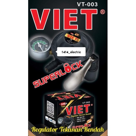 Jual REGULATOR SUPER LOCK + METER MERK VIET ( SNI ) | Shopee Indonesia