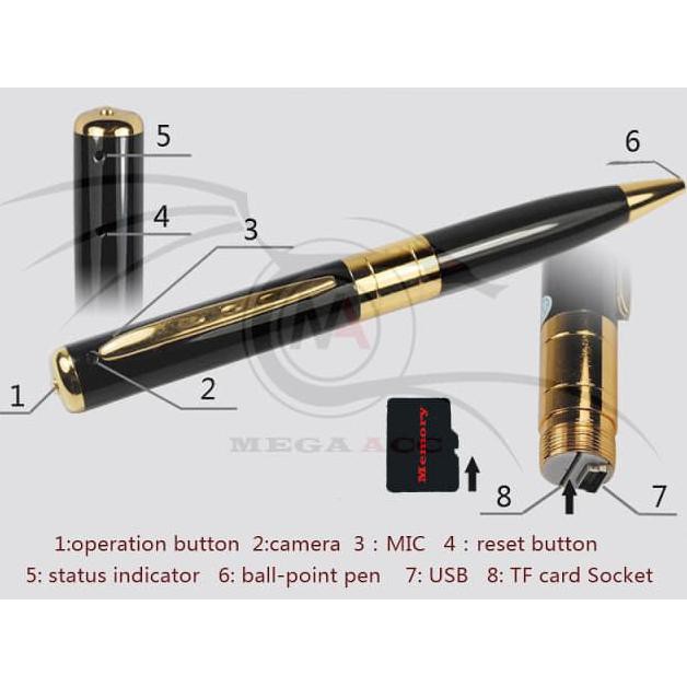 Jual PULPEN KAMERA - SPY CAM - KAMERA PENGINTAI BENTUK PULPEN | Shopee ...