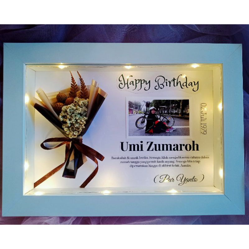Jual Hadiah / Kado ( Flower in Frame ) | Shopee Indonesia