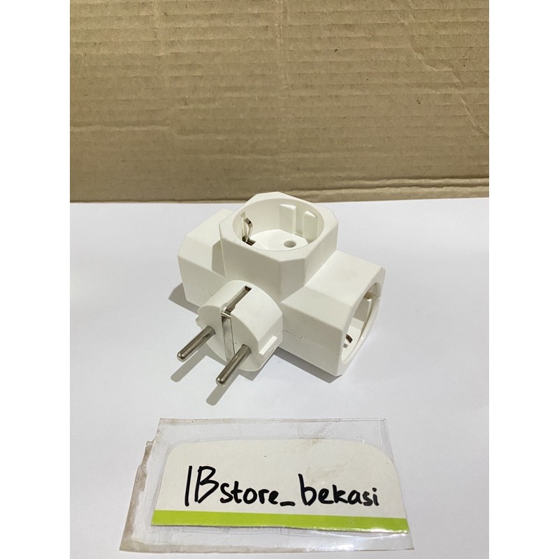 Jual Colokan cabang 3 Broco / T listrik arde BROCO | Shopee Indonesia