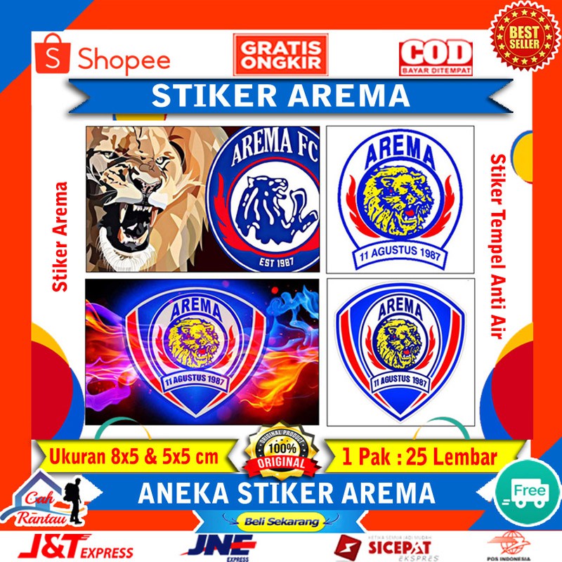 Jual Stiker Hiasan Dekorasi Tempelan Tempel Gambar Sepak Bola Lambang ...
