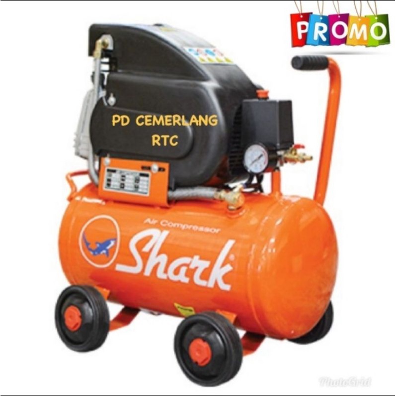 Jual Kompresor listrik shark otomatis portable 3/4 hp | Shopee Indonesia