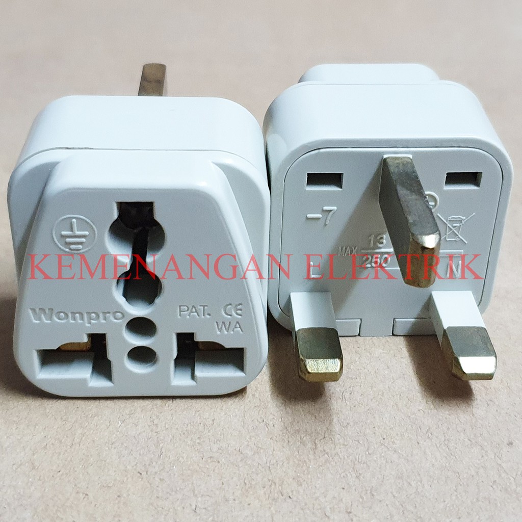 Jual WONPRO WA-7 OVER STEKER ADAPTOR UNIVERSAL KAKI 3 COLOKAN LISTRIK OVERSTEKER | Shopee Indonesia