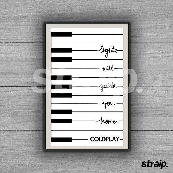 Jual POSTER SIGN KAYU MUSIK - COLDPLAY A | Shopee Indonesia