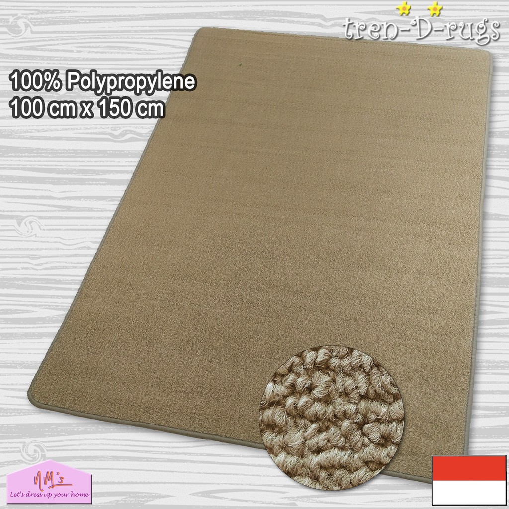 Jual Karpet Polypropylene Polos Lantai Ruang Tamu Tidur Permadani ...