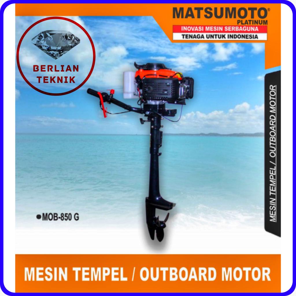 Jual Mesin Tempel Marine Outboard Matsumoto MOB 850 G / 5 HP | Shopee Indonesia