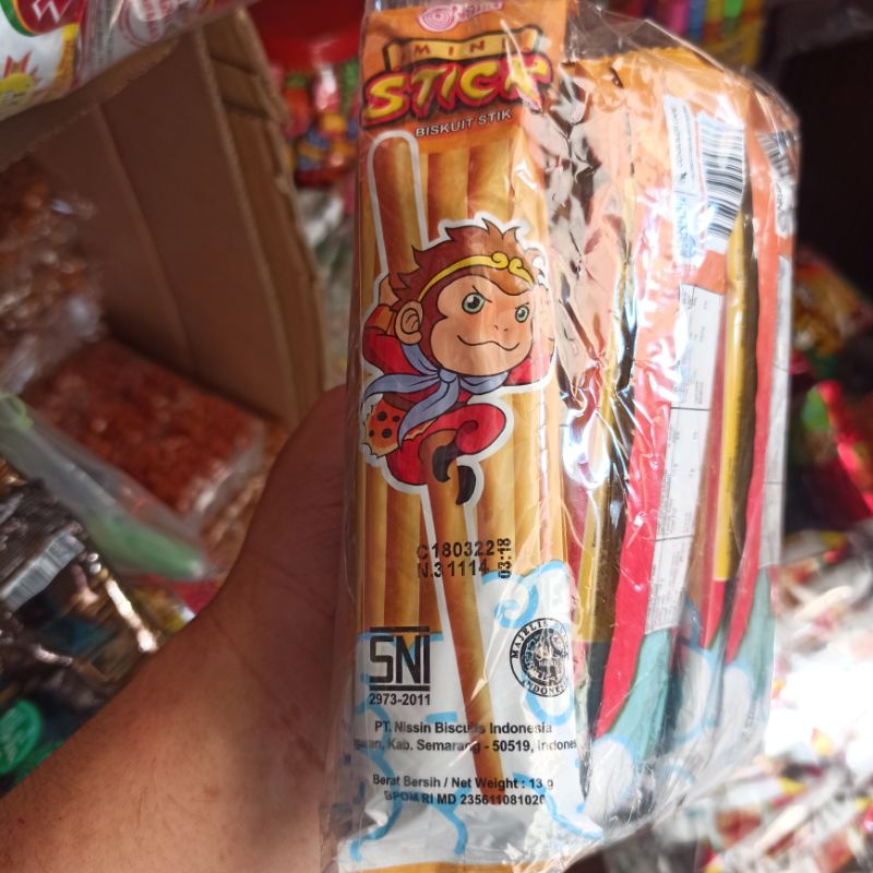 Jual Biskuit Mini Stick Crackers Stik Kuning Nissin | Shopee Indonesia