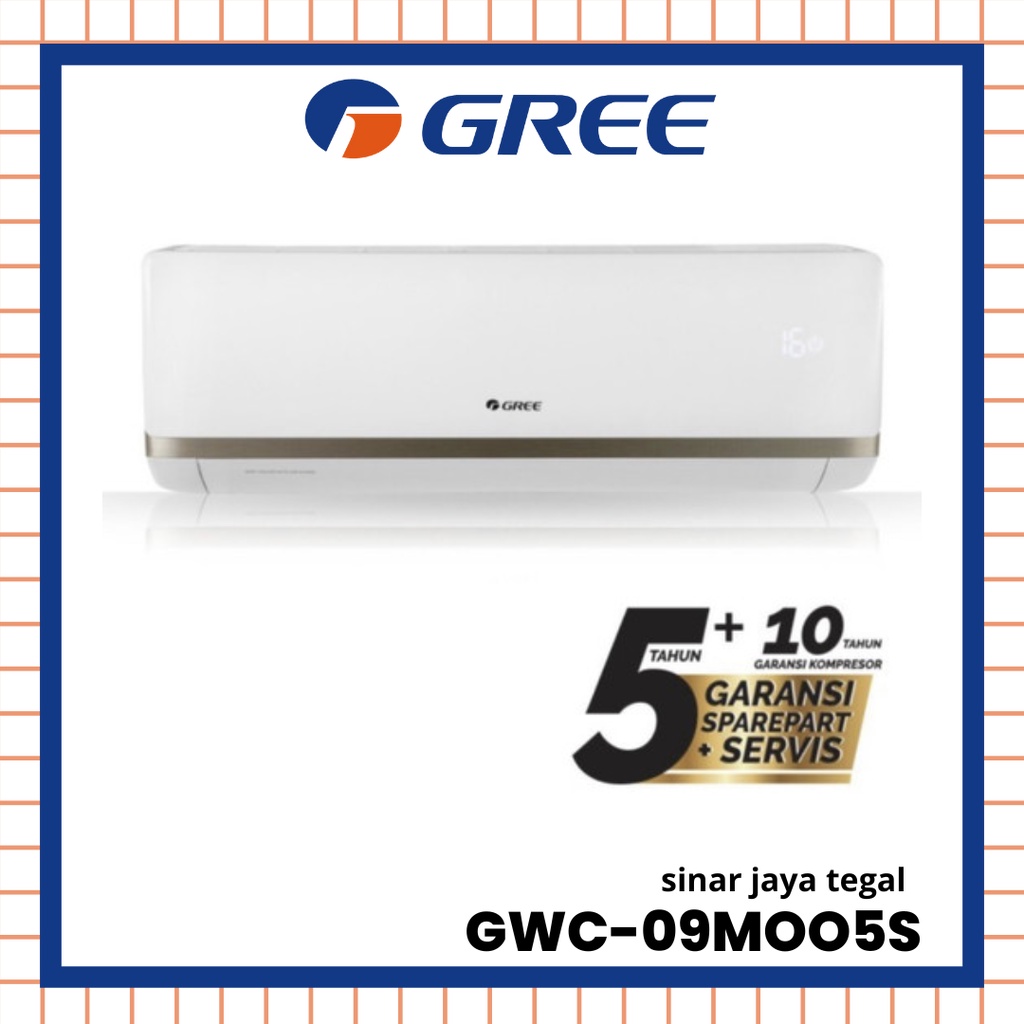 Jual AC SPLIT GREE 1 PK GWC-09MOO5S STANDAR (HANYA UNIT) | Shopee Indonesia