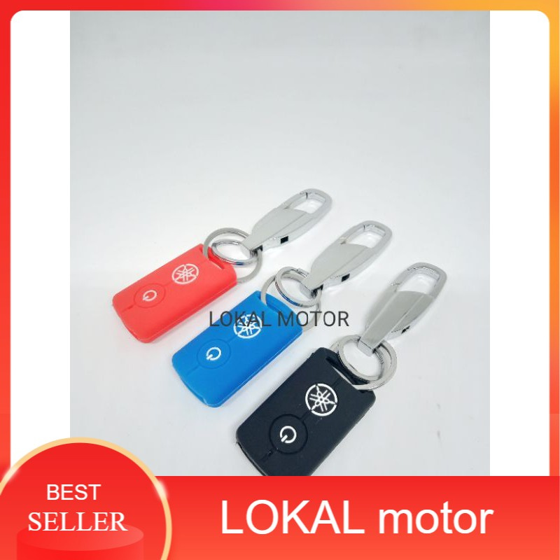 Jual Gantungan kunci dan Cover silicone remote keyless Yamaha FAZZIO ...