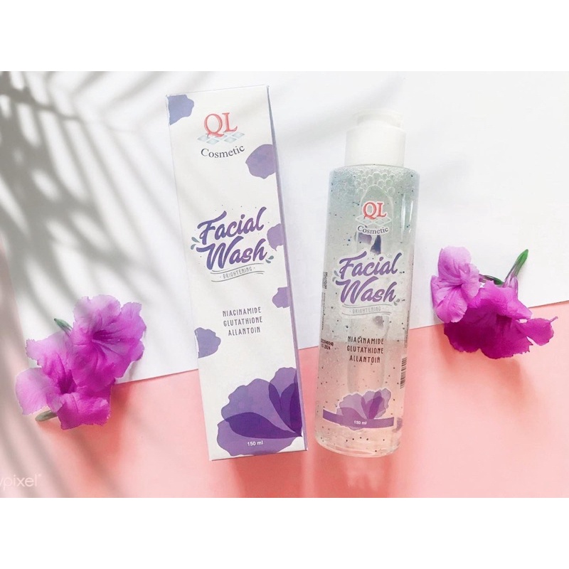 Jual QL FACIAL WASH BRIGHTENING 150 ml | Shopee Indonesia