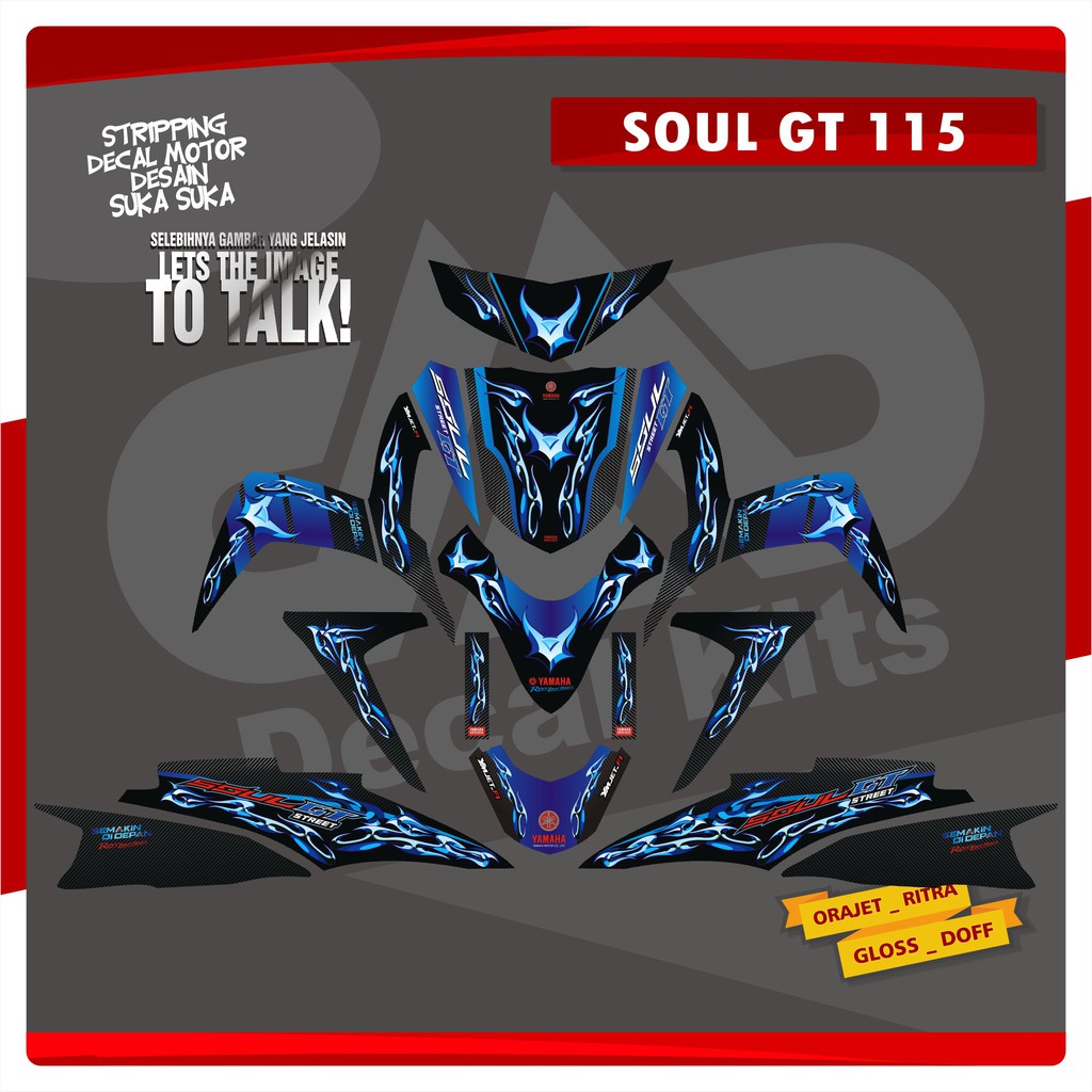 Jual stiker soul gt decal soul gt stiker mio soul gt decal mio soul gt ...