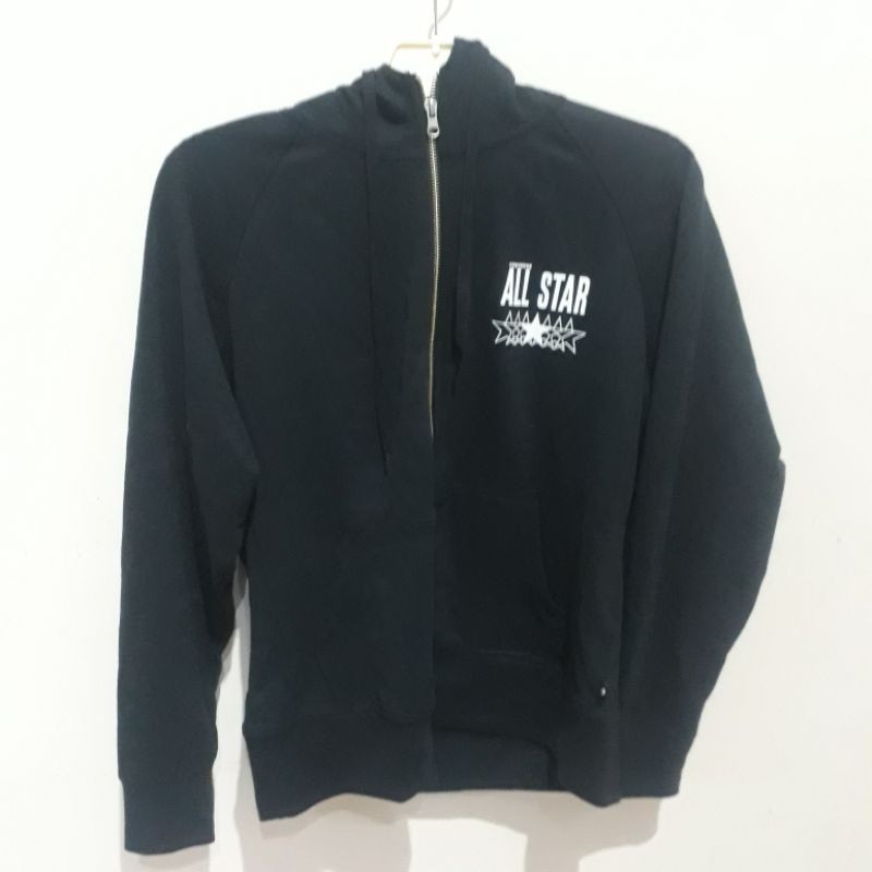 Jual jaket converse black woman | Shopee Indonesia