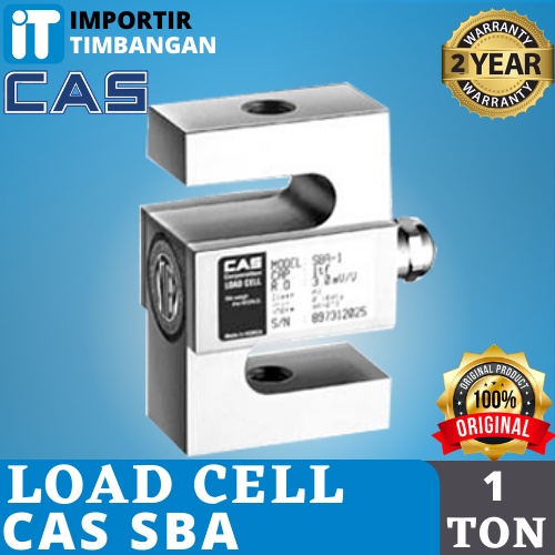 Jual LOAD CELL TIMBANGAN DIGITAL CAS SBA 1 TON/ LOAD CELL SBA 1 TLN New ...