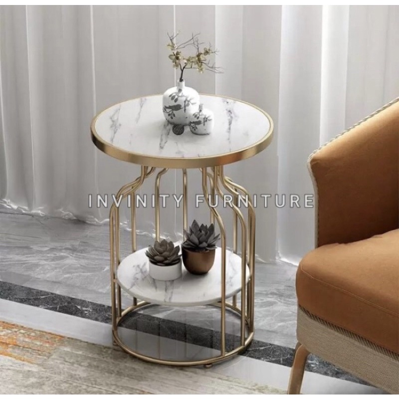 Jual MEJA SUDUT MARMER - SIDE TABLE MARBLE - MEJA LAMPU TIDUR - MEJA ...