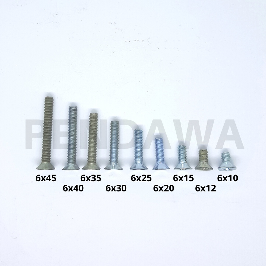 Jual [10pcs] Baut JF+ 6 x 15mm Merk TMS M6 x 15mm | Shopee Indonesia