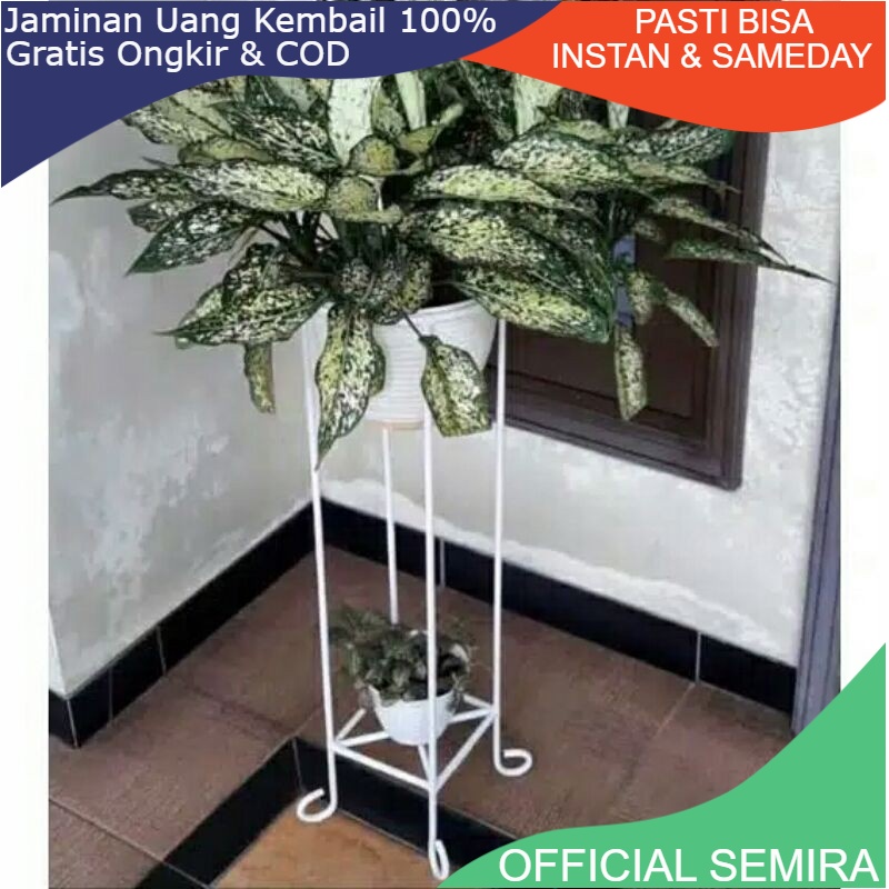 Jual POT BESI BUNGA KODE AQ18 / STANDING POT MURAH / RAK BUNGA MURAH ...