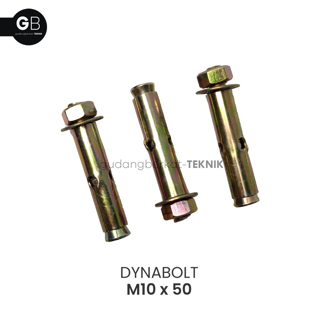 Jual Dynabolt M10 x 50 / Baut Dinabolt M10 x 50mm / Anchor Bolt M10 | Shopee Indonesia