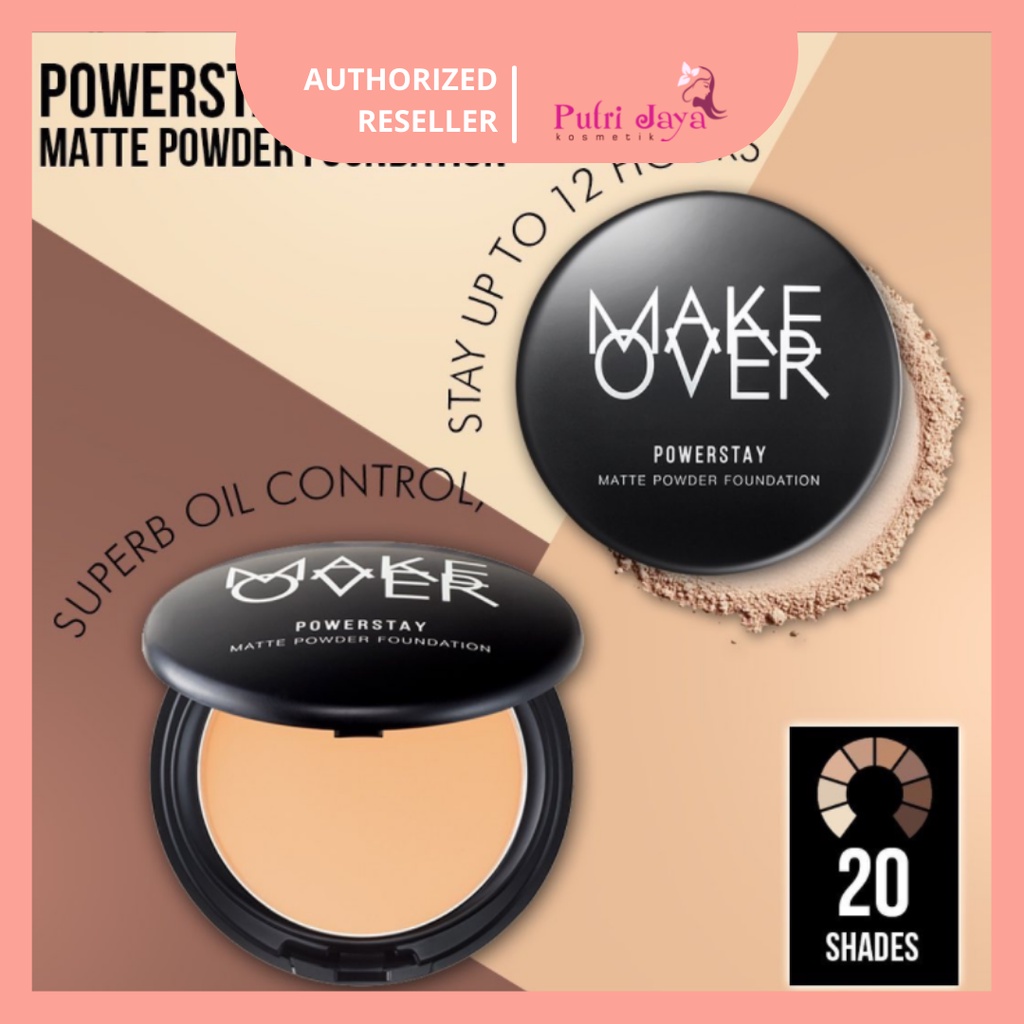 Jual MAKEOVER Powerstay Matte Powder Foundation (TWC) | Shopee Indonesia