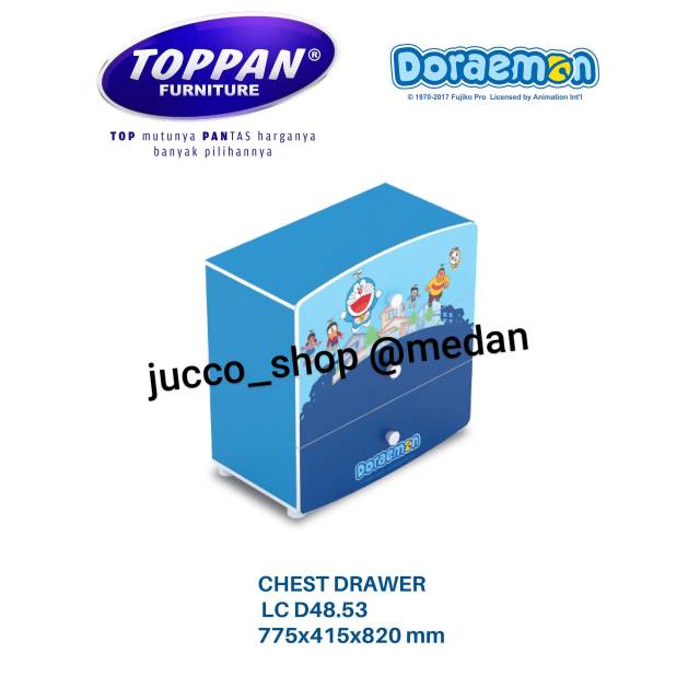 Jual LEMARI KECIL ANAK-CHESST DRAWER - DORAEMON - MEDAN | Shopee Indonesia
