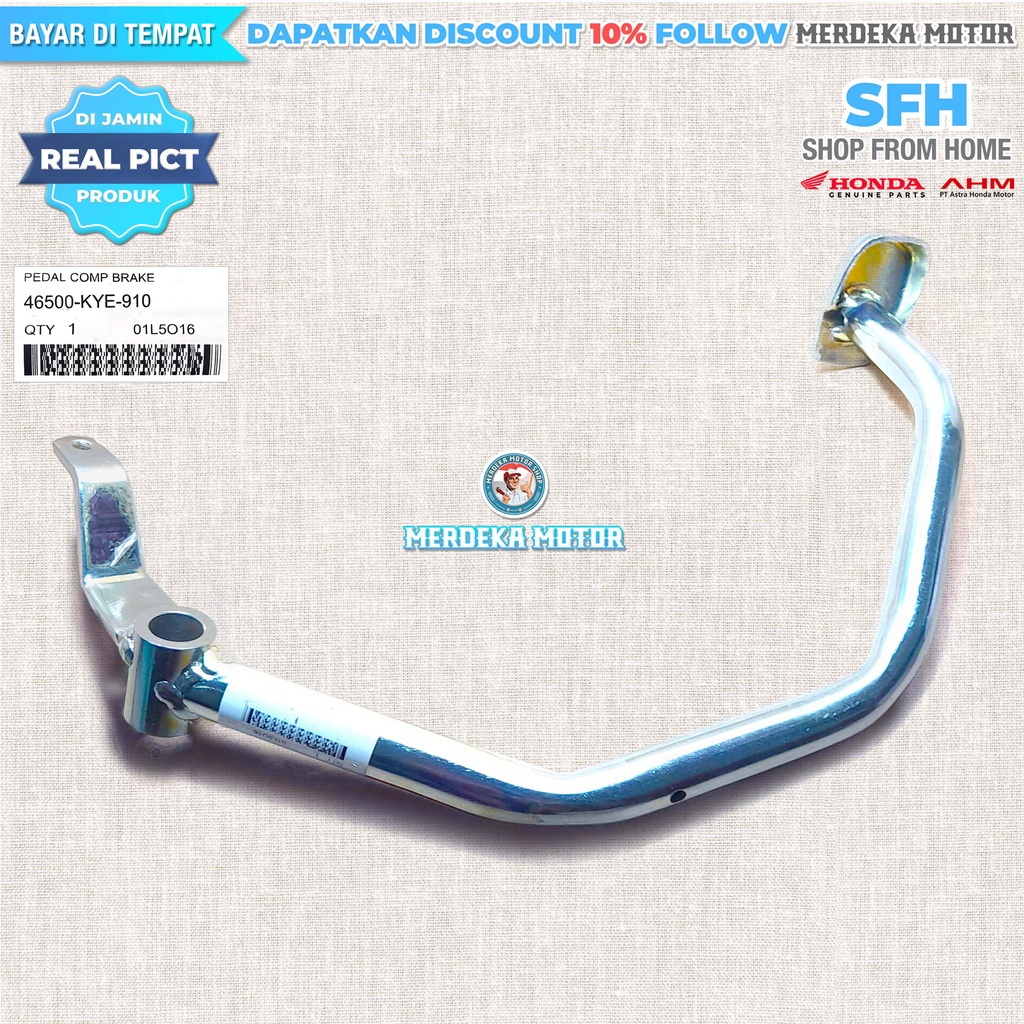 Jual Pedal Rem New Megapro 2010-2014 Pijakan Rem Belakang Mega Pro ...