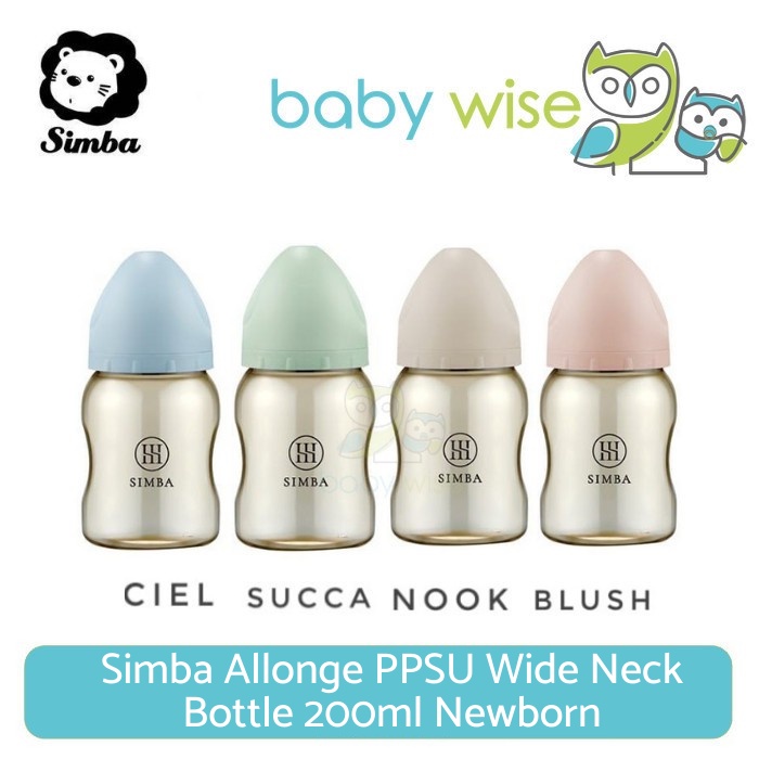 Jual Simba Allonge PPSU Wide Neck Bottle 200ml Newborn | Shopee Indonesia