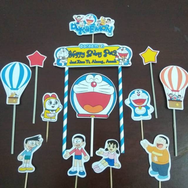 Jual topper hiasan kue doraemon | Shopee Indonesia