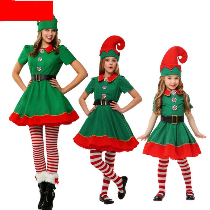 Jual Pakaian Lengkap Natal Elf Kostum Wanita - 100 cm | Shopee Indonesia