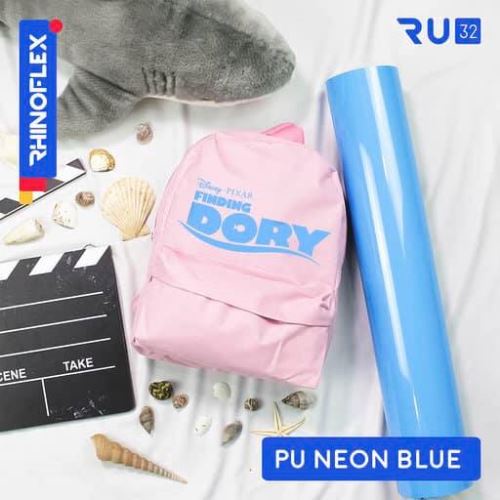 Jual Polyflex PU Neon Blue - Heat Transfer Film | Shopee Indonesia