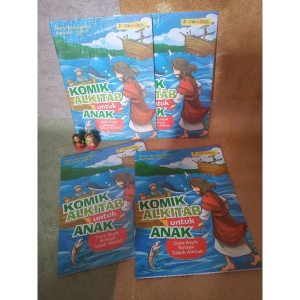 Jual Komik Alkitab untuk Anak Cara belajar Tokoh Alkitab | Shopee Indonesia