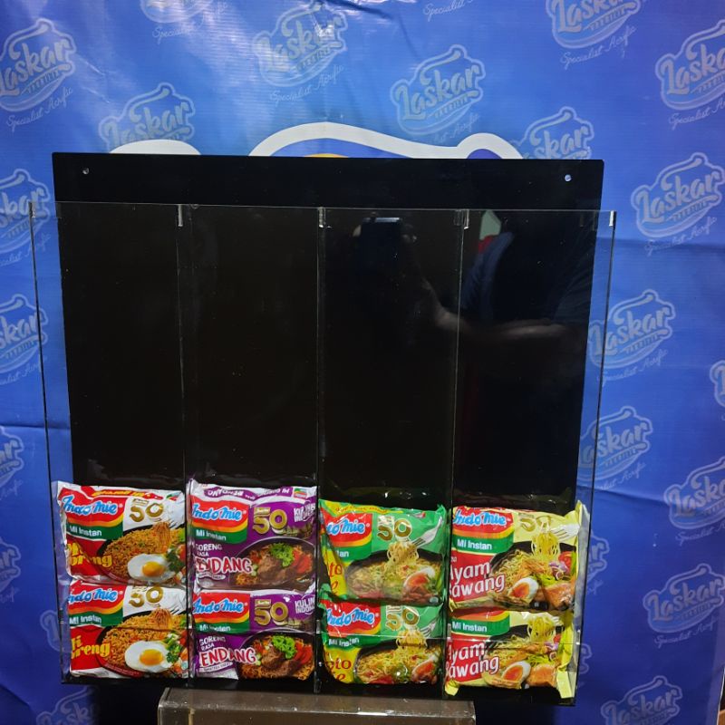 Jual display Rak indomie gantung/akrilik warmindo | Shopee Indonesia