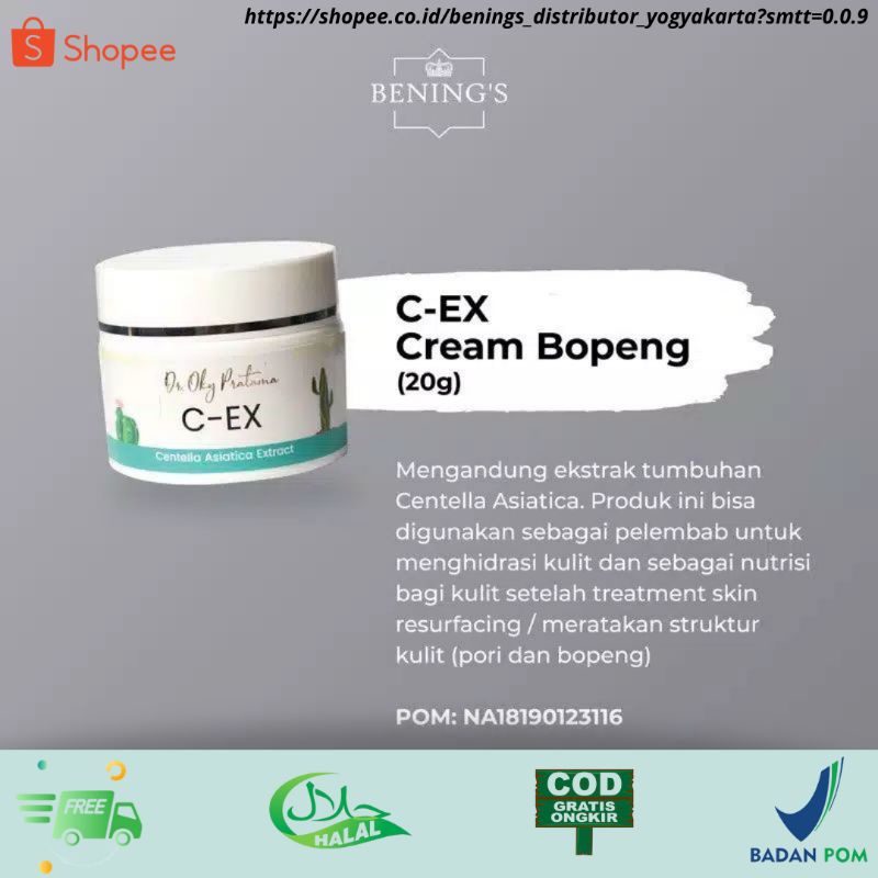 Jual [READY] Bening's C-Ex | Cream Bopeng (Scar Cream) | Shopee Indonesia