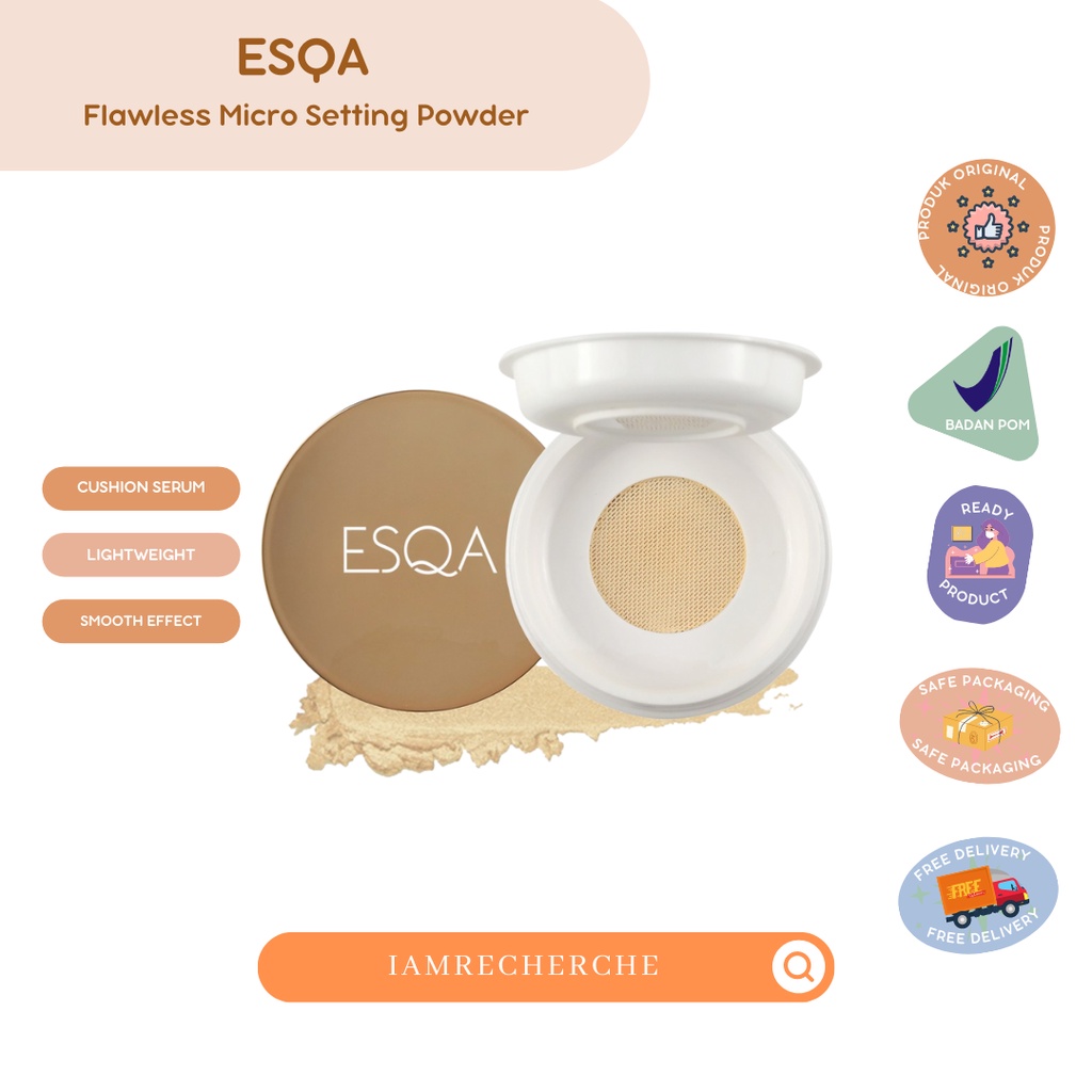 Jual ESQA Flawless Micro Setting Powder | Shopee Indonesia