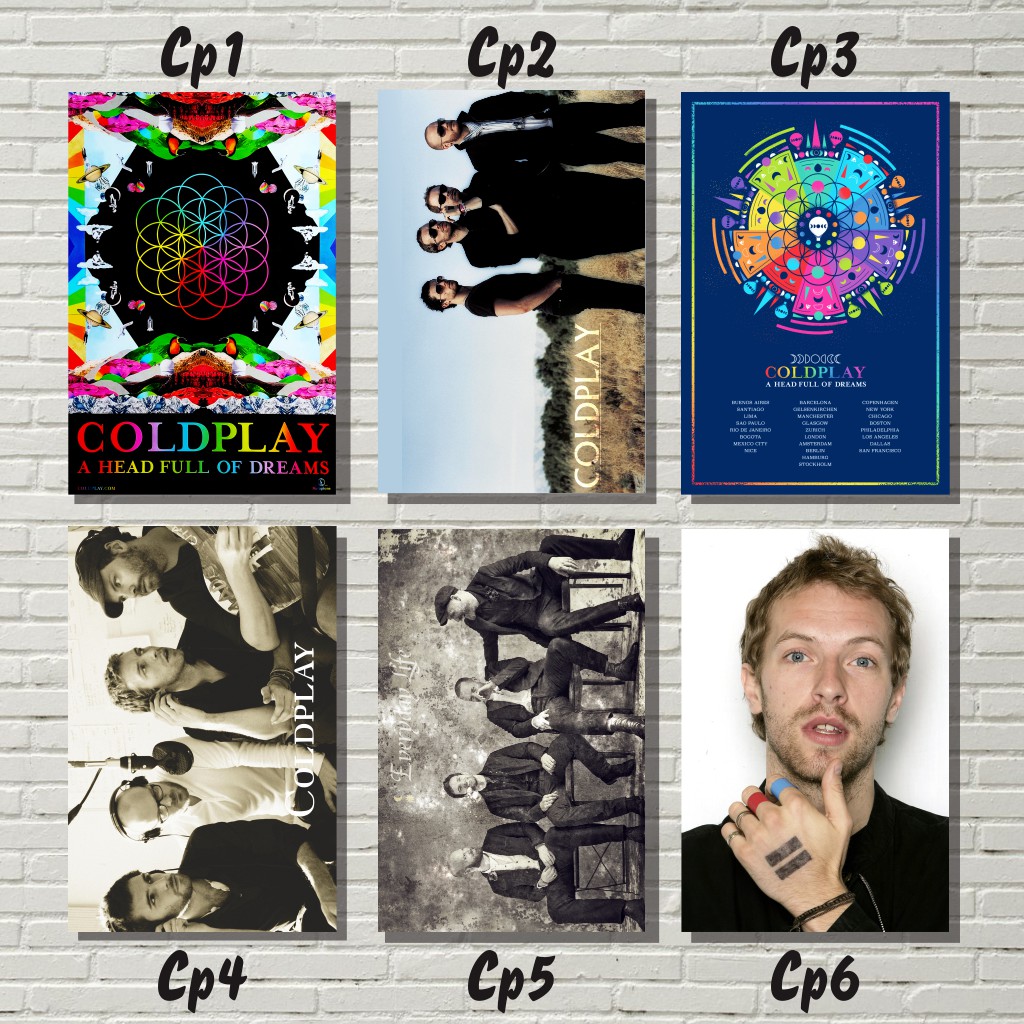 Jual Poster Band Coldplay / Dekorasi dinding | Shopee Indonesia