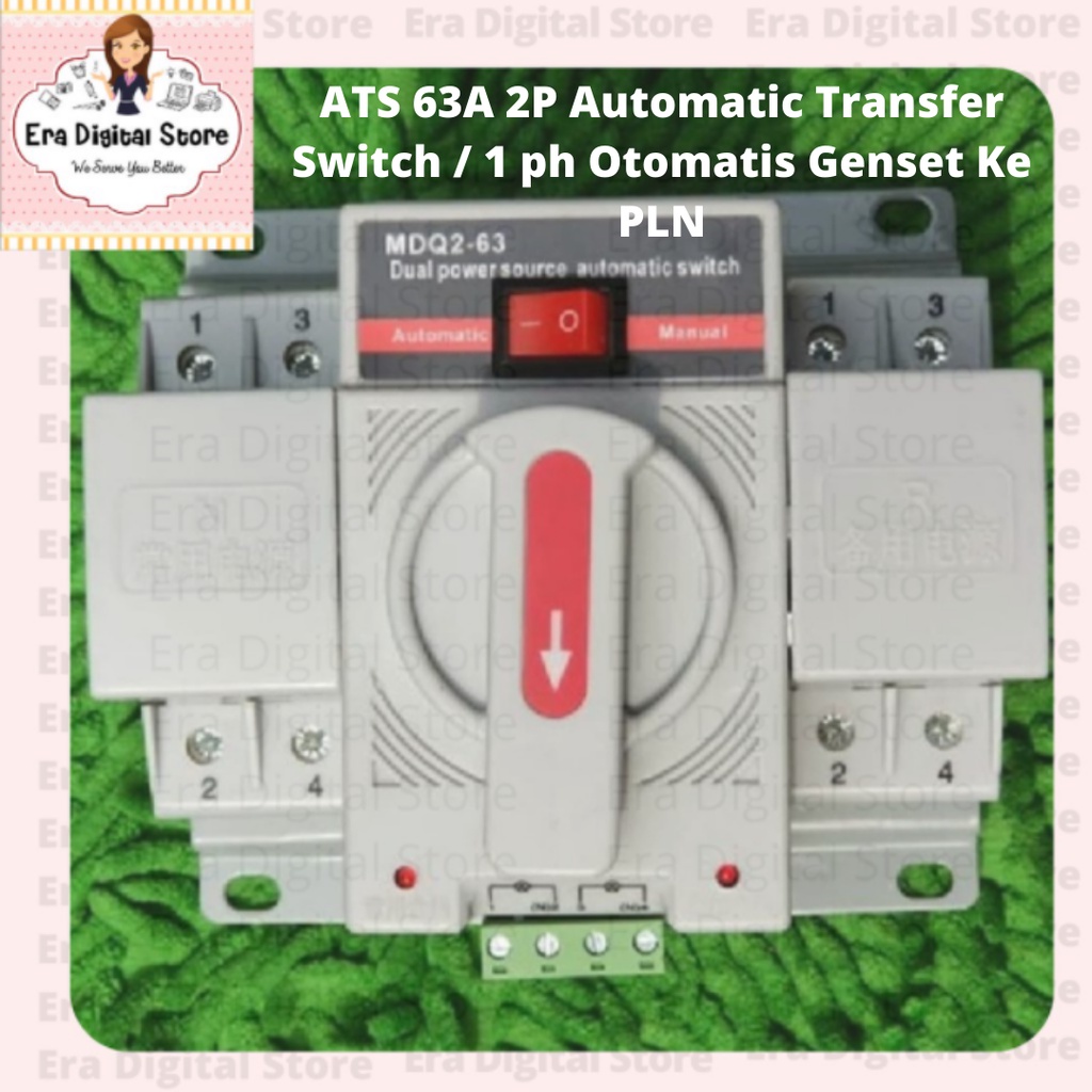 Jual ATS 63A 2P Automatic Transfer Switch Otomatis Genset Ke PLN | Shopee Indonesia