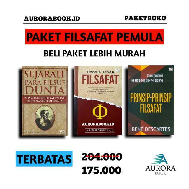 Jual Paket Filsafat Pemula - Sejarah Para Filsuf Dunia - Dasar dasar ...
