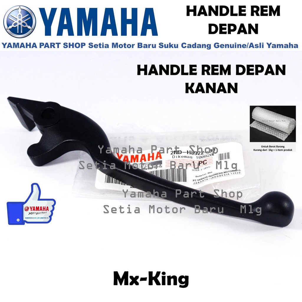 Jual Handle Handel Rem Depan Kanan Hitam Mxking Mx King Asli Yamaha ...