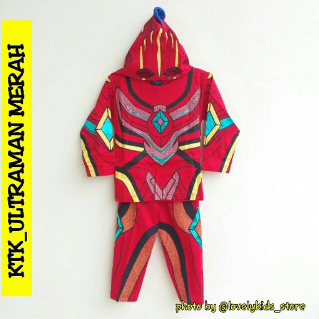 Jual KTK ULTRAMAN MERAH / KOSTUM SUPERHERO ANAK | Shopee Indonesia