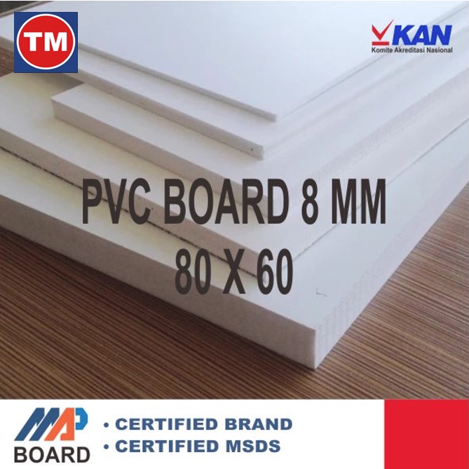 Jual PVC Foam Board 8 mm x 2 Lembar ( 60 cm x 80 cm ) | Shopee Indonesia