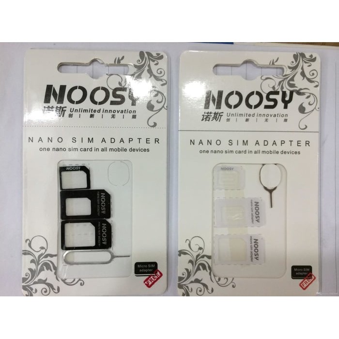 Jual Sim Card Adapter Nano Micro Standard utk ganti ukuran sim card di ...