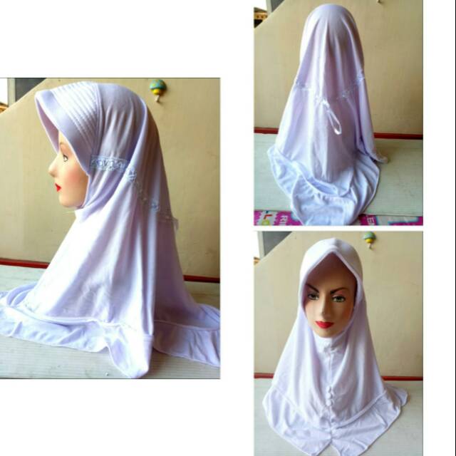 Jual Jilbab putih jilbab sekolah jilbab model rabbani jilbab anak sd ...