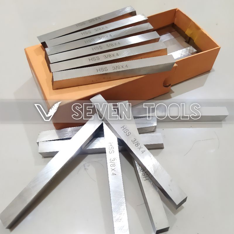 Jual Promo mata pahat bubut HSS Square tool bit Mata pahat bubut ukuran ...