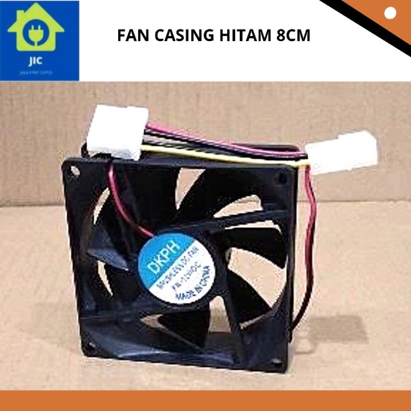 Jual FAN CASING HITAM 8CM | Shopee Indonesia