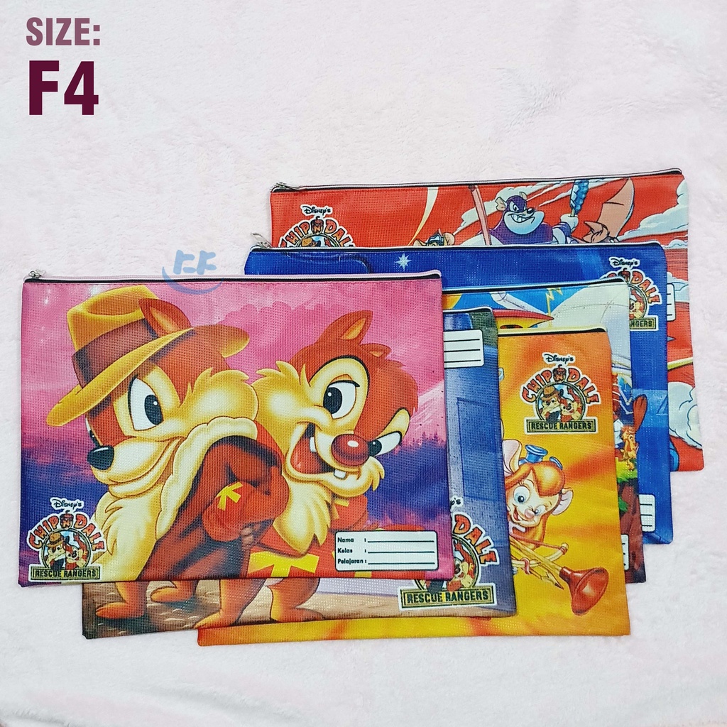 Jual Map Folder Dokumen F4 Kain- Chip N Dale | Shopee Indonesia