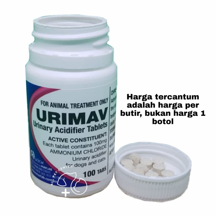 Jual Obat Saluran Kencing /Kencing Batu Anjing Kucing, Urimav Per ...