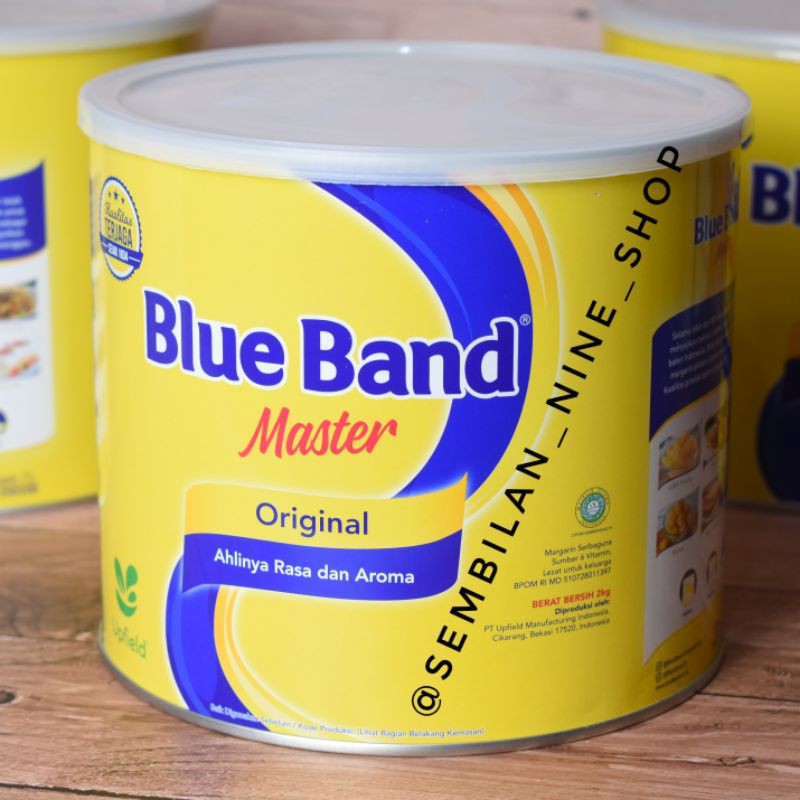 Jual BLUE BAND MASTER Original Margarine 2 KG Kaleng Mentega Blueband ...