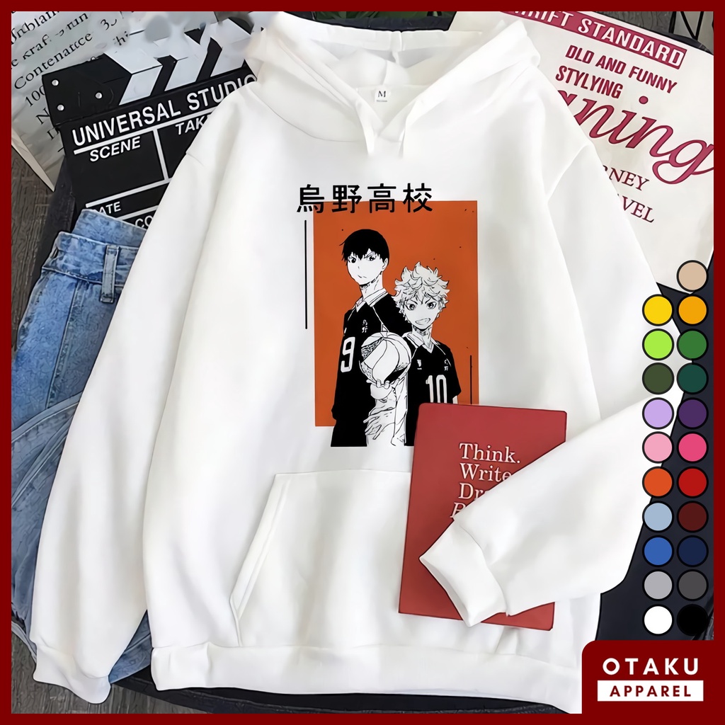 Jual Jaket Hoodie Sweater Anime HAIKYUU karasuno shoyo hinata kageyama ...