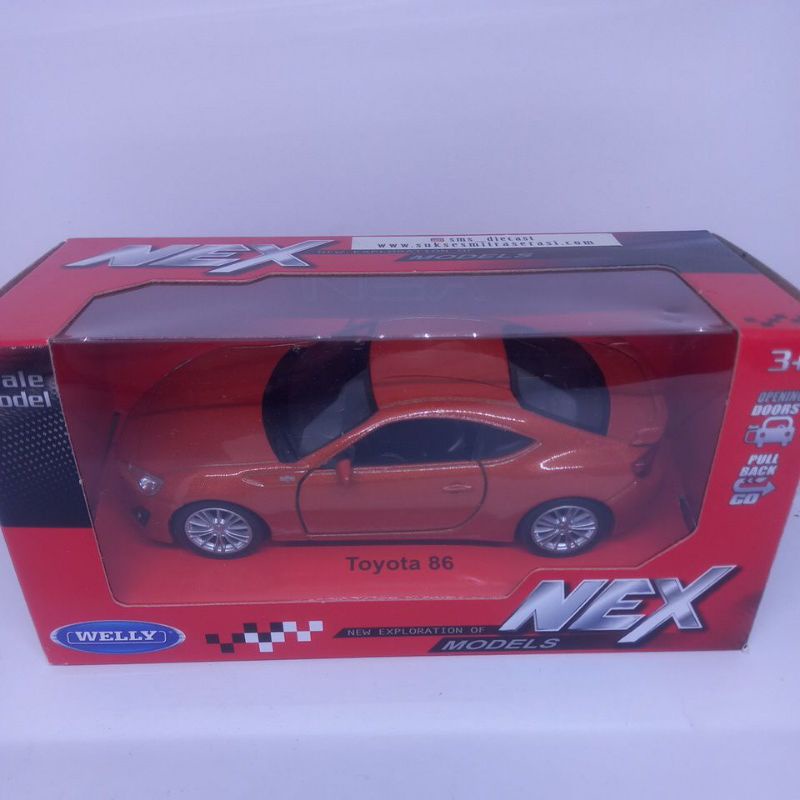 Jual diecast miniatur mobil toyota 86 sport car balap mainan anak besi ...